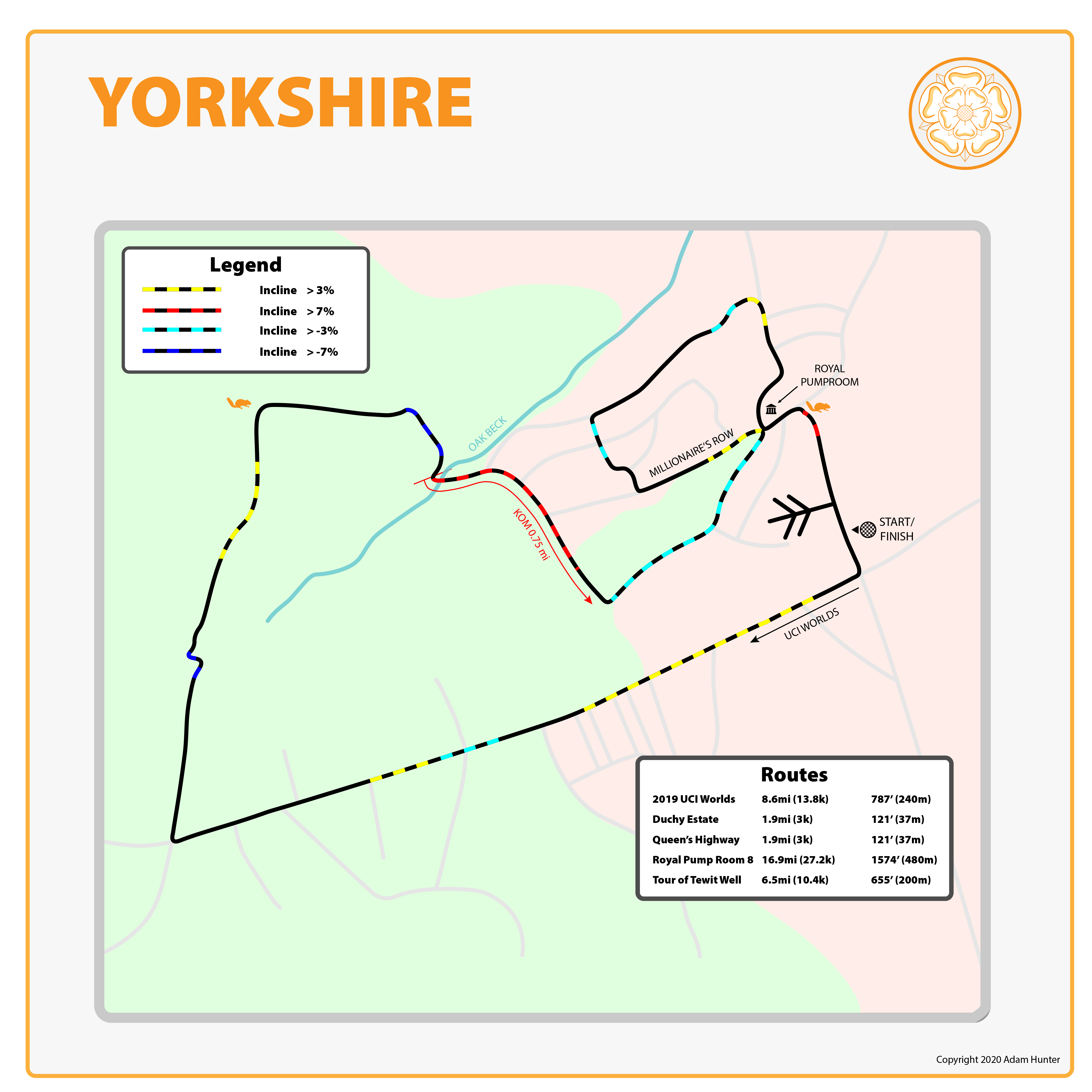 Yorkshire map : r/Zwift